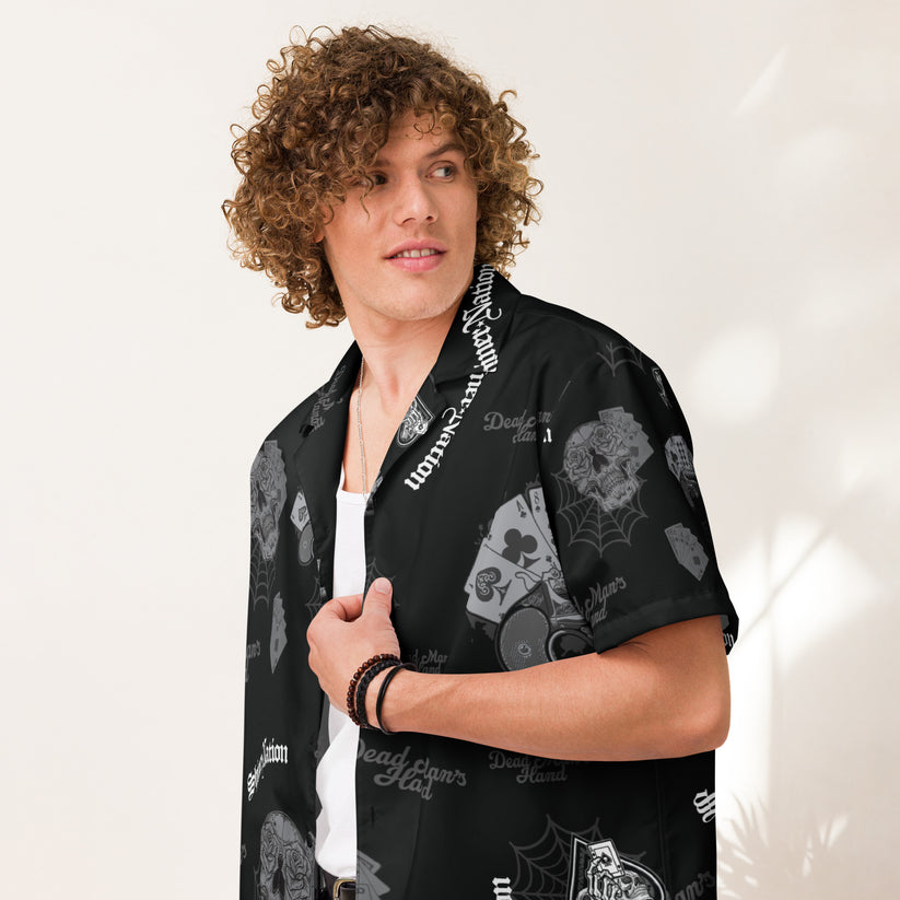 (132 BEACH BUTTON-UP) DEAD MANS HAND • Oversized fit – ROUTE 132 ...